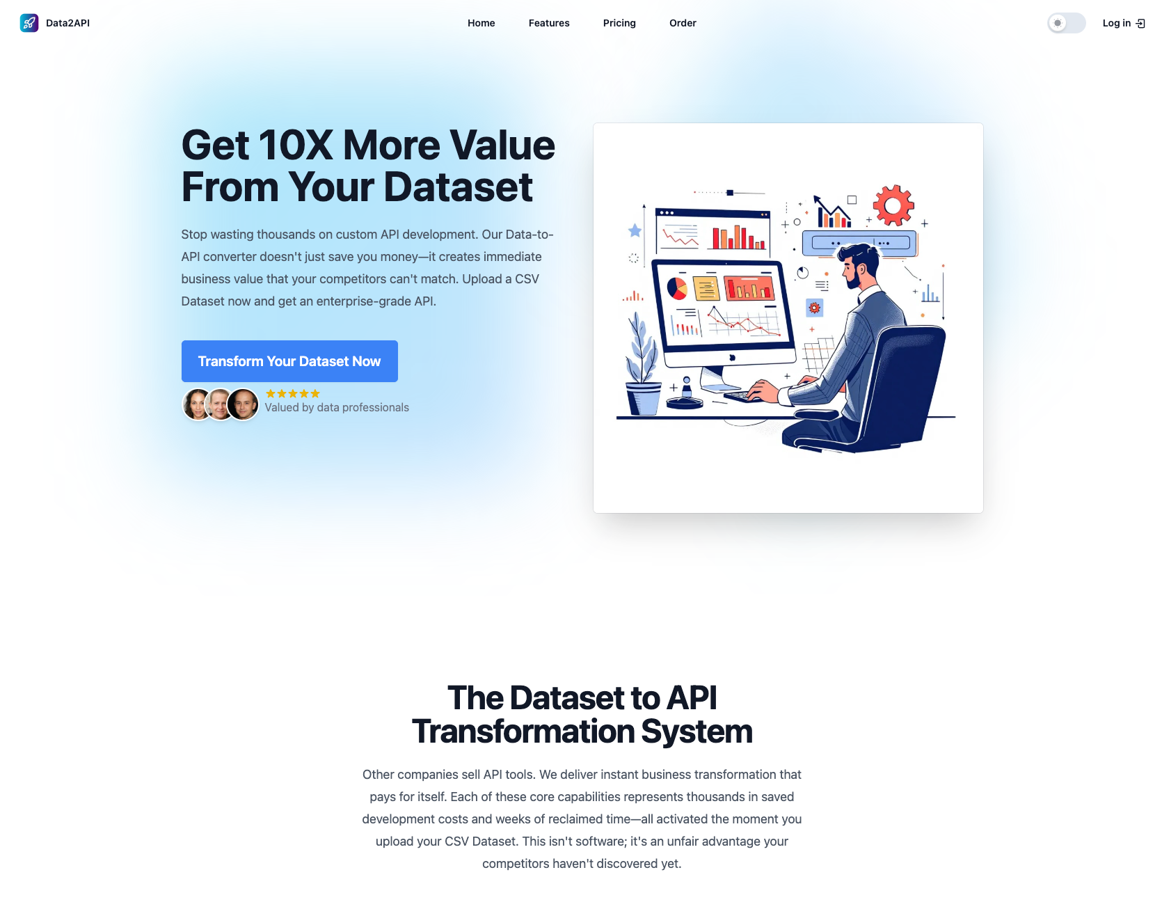 Dataset to API: Static to API Data Transformation